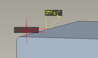 Solved: Chamfer dimesioning & tolerancing - PTC Community