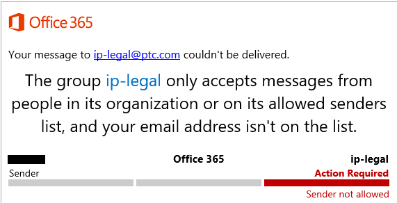 IP-Legal Email Address - PTC Community