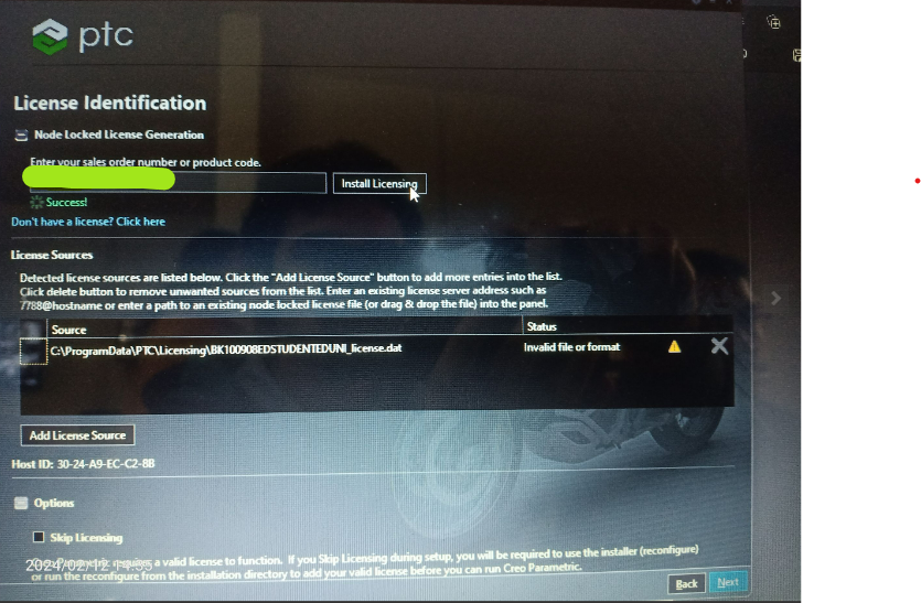 Creo 100 Installation Error Ptc Community 
