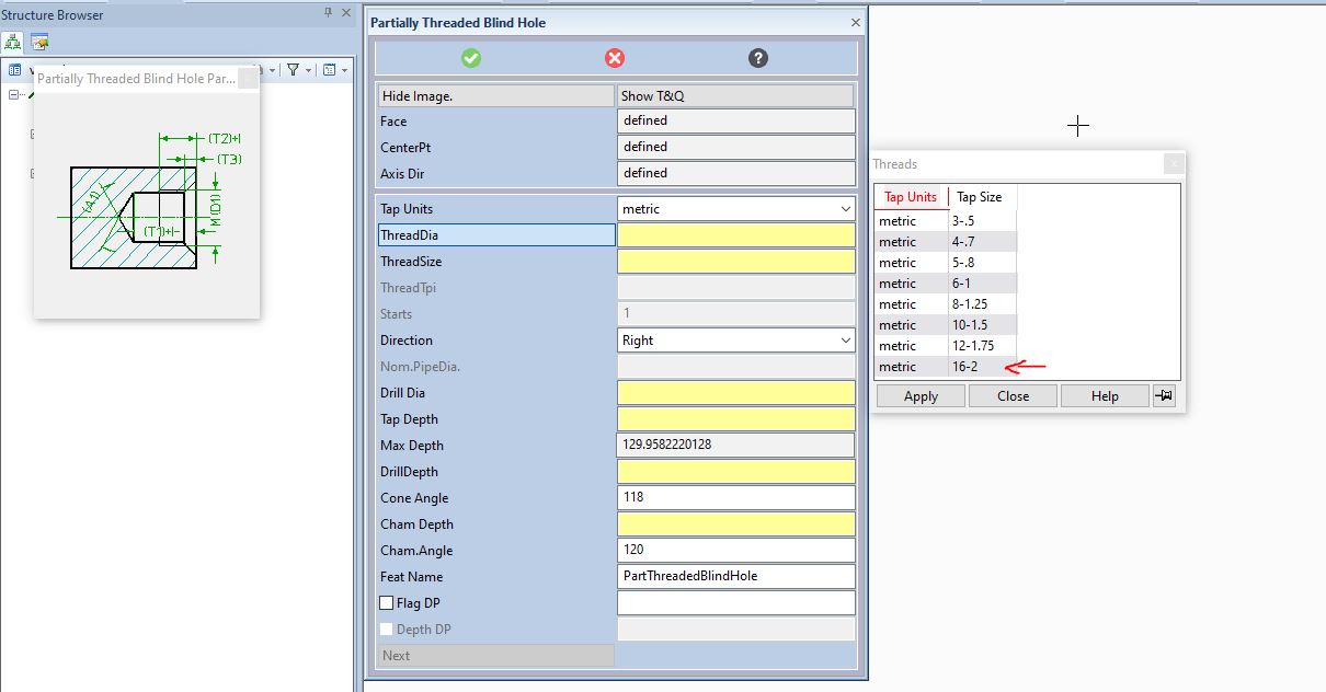 How to add machine feature new sizes? - PTC Community