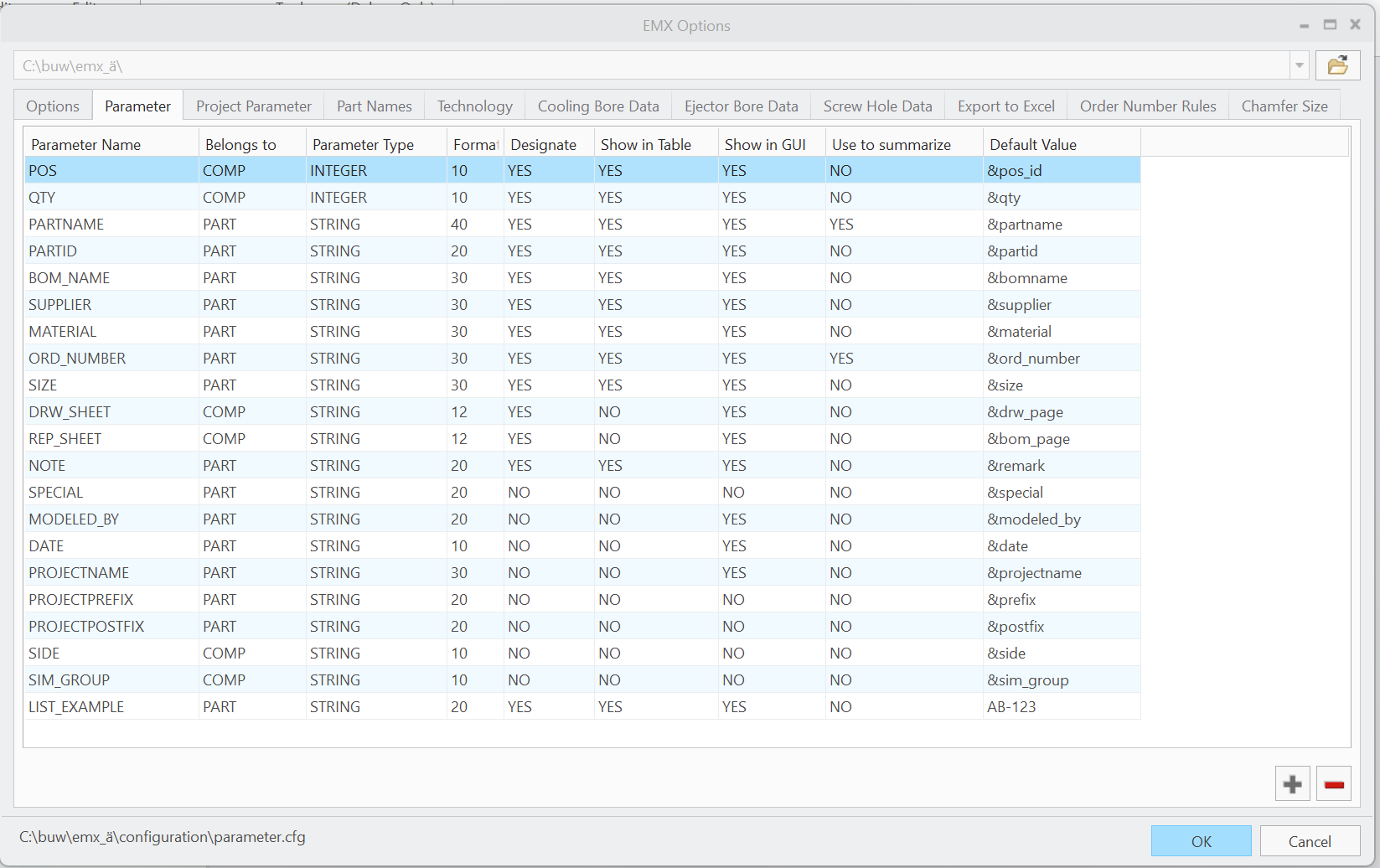 CREO 7 /EMX 13 - Create a button to fill QTY in co... - PTC Community
