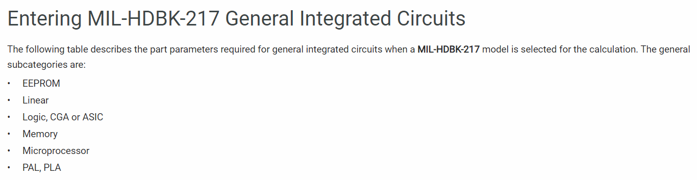 What does Linear in MIL-HDBK-217F really mean - PTC Community