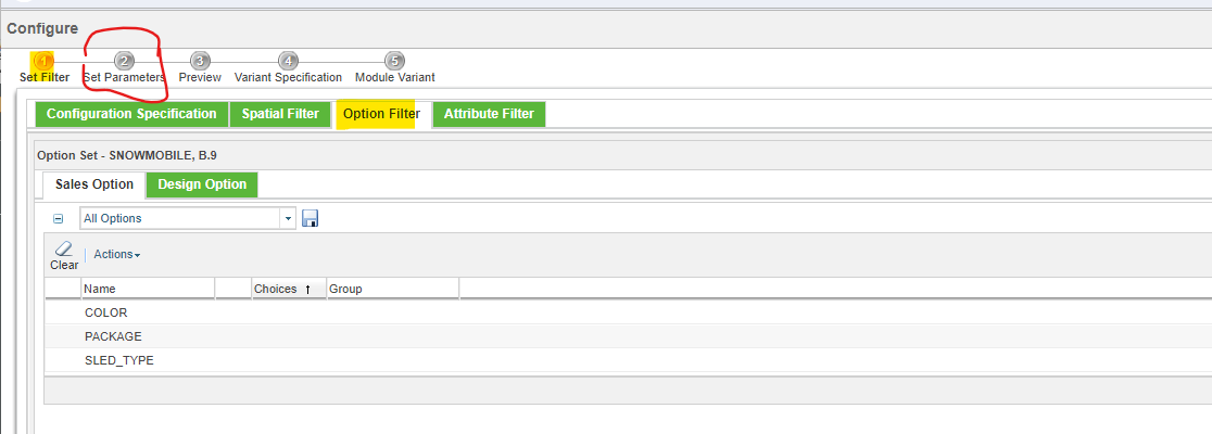 Solved Is It Possible To Drive Options Based On Parameter Ptc
