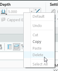 Solved: Delete a Value that is driven by a Parameter - PTC Community