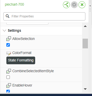 Pie Chart not showing colors - PTC Community