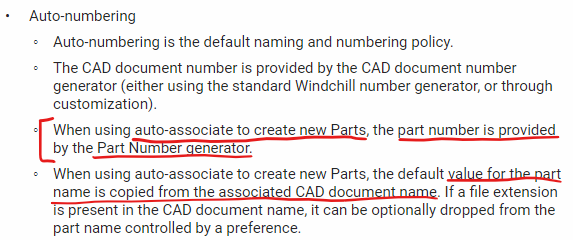 Auto numbering for both CAD centric and Part centr... - PTC Community