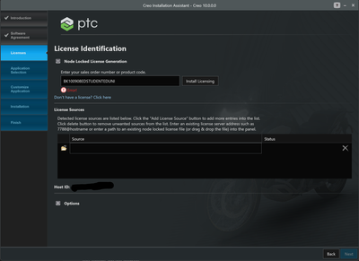 Creo license installation error - PTC Community