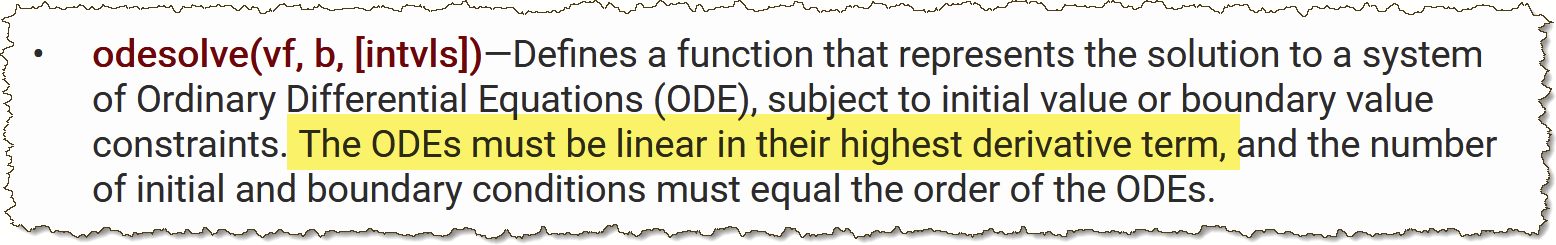 Solved: Mathcad Error_Differential Equations_3 types of so... - PTC ...
