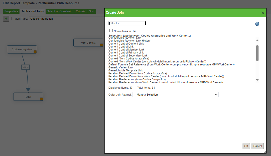 Solved Query Builder Report Parts Linked To Resource Ptc Community
